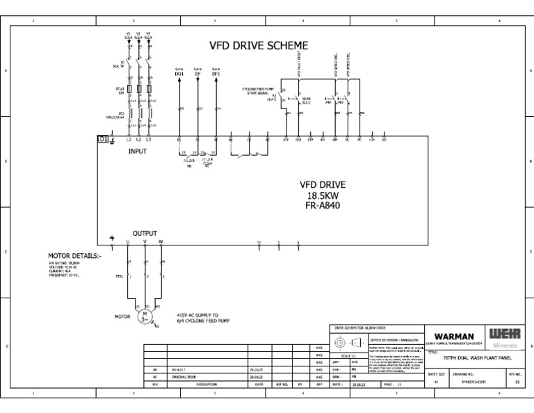 VFD Ele Drawing | PDF