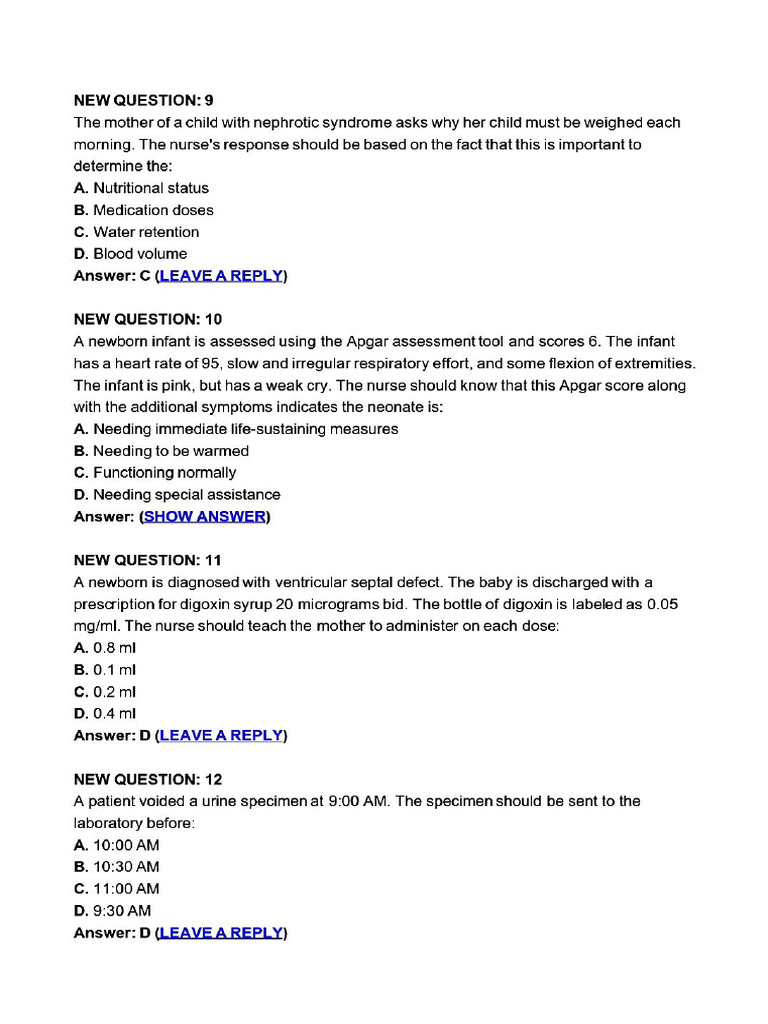 Haad Exam Question 6 | PDF