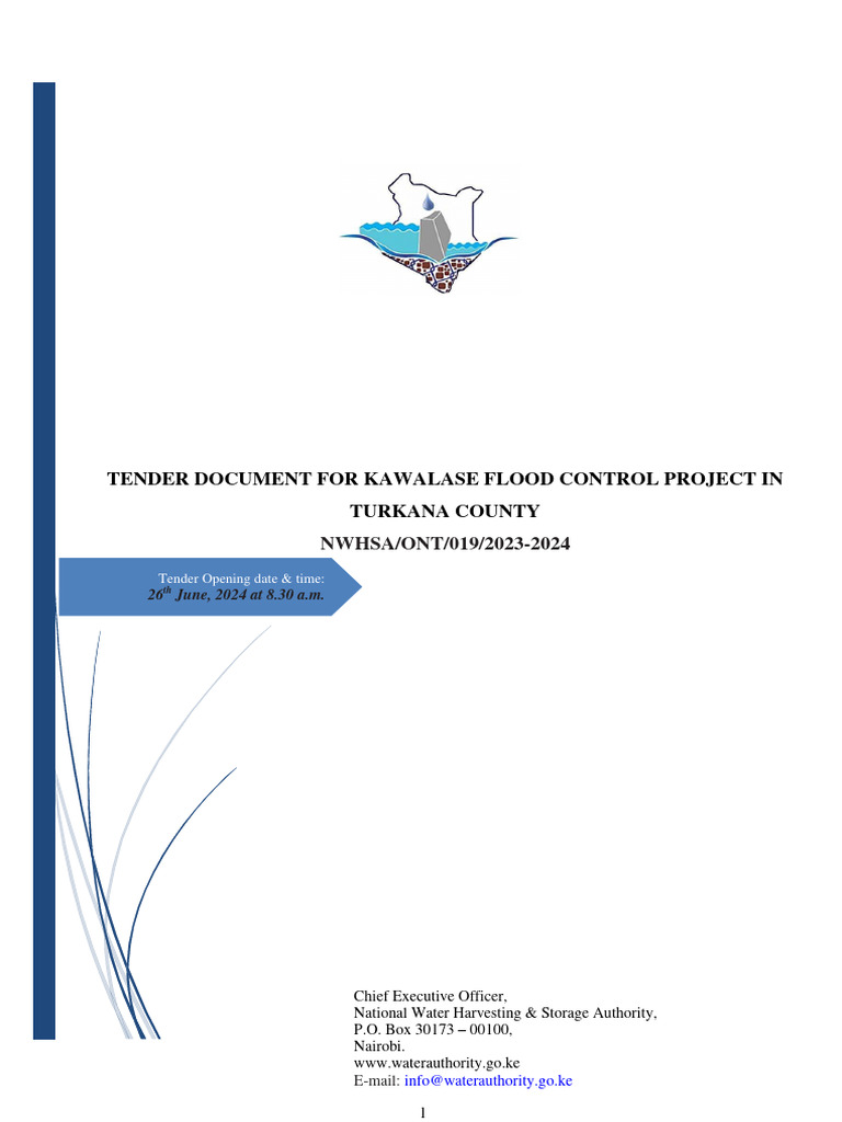 1718722326686-Final Blank Tender Document - Tender No. NWHSA-ONT-019-2023-2024 - Kawalase Flood ...
