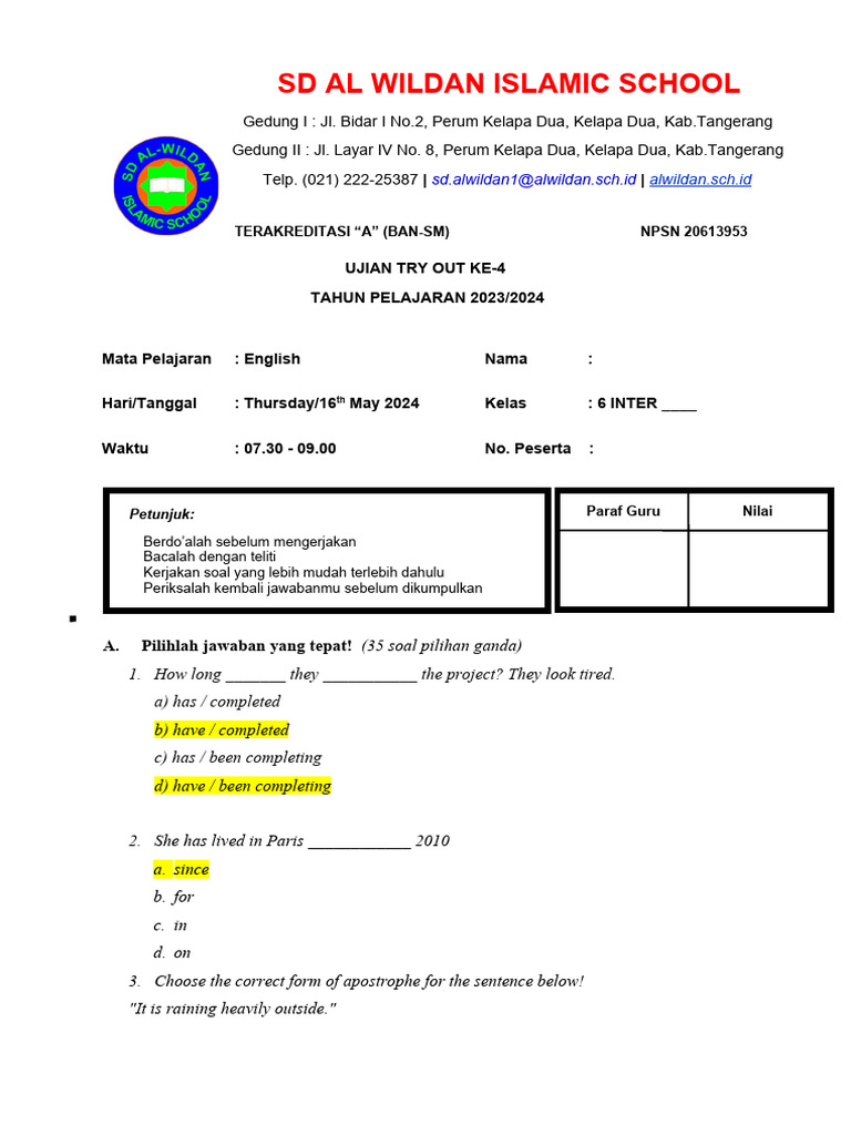 English TO4 With Answers | PDF | Loch Ness Monster