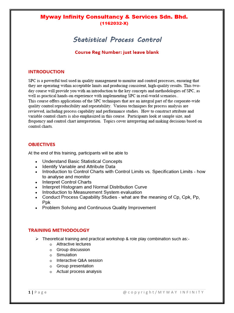 SPC (timeline) | PDF | Histogram | Statistics