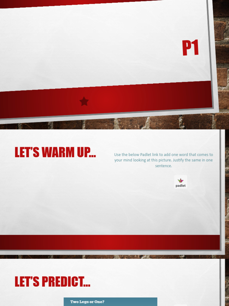 Two Legs or One | PDF