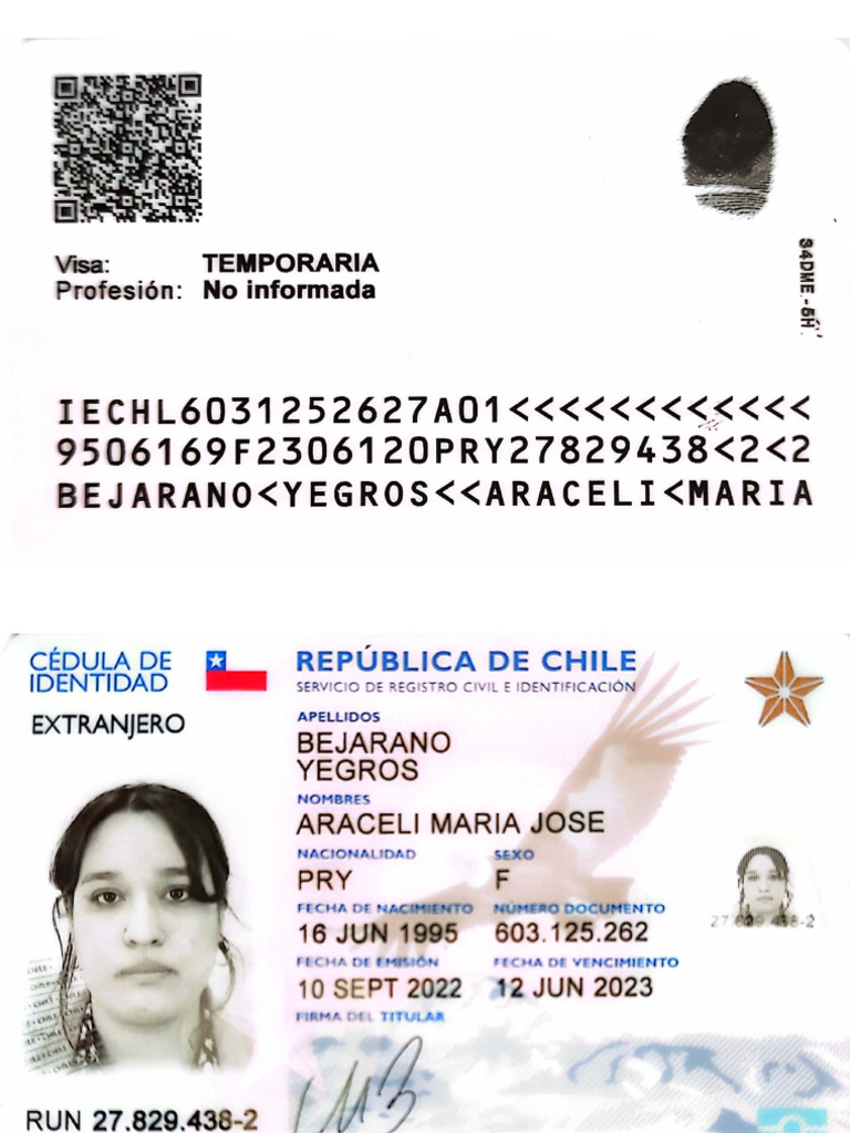 Cã - Dula de Identidad | PDF
