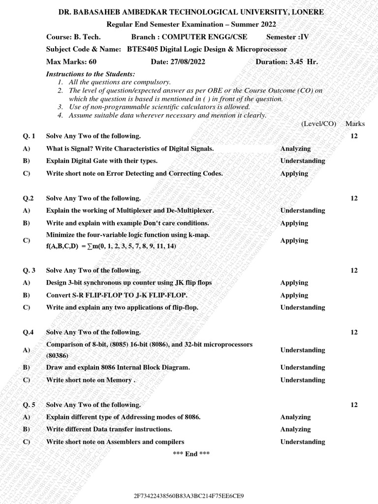 Digital Logic Design _ Microprocessor | PDF | Classes Of Computers ... Digital Logic Design _ Microprocessor | PDF | Classes Of Computers ...