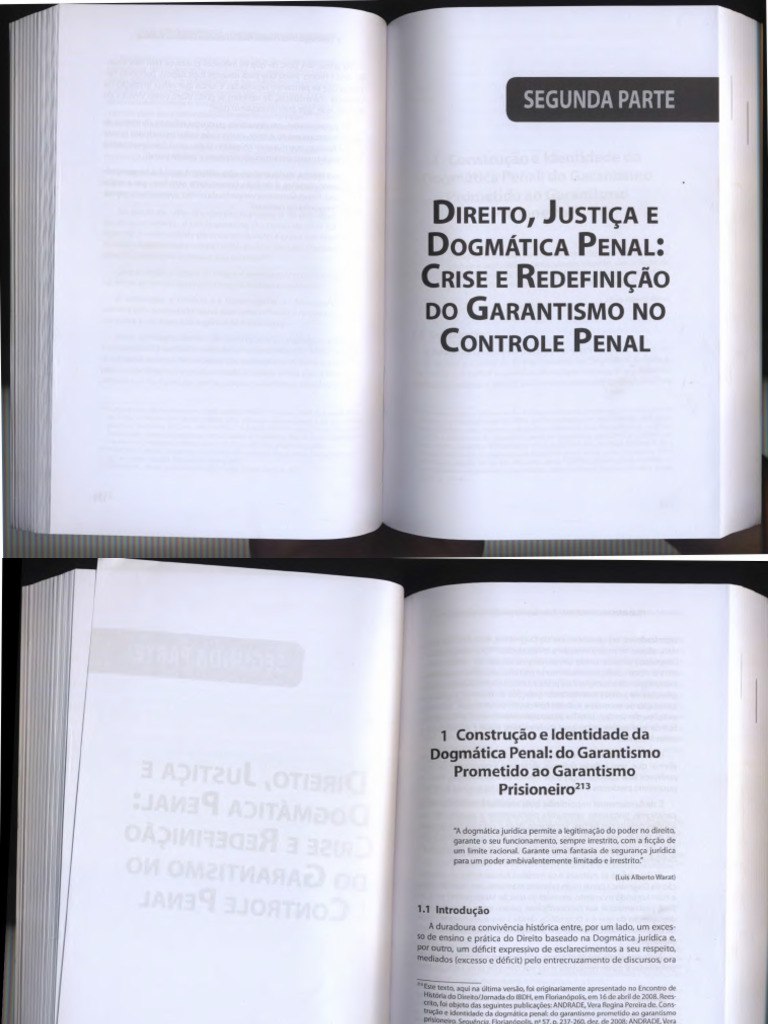 Pelas Mãos Da Criminologia O Controle Penal Da para Além Da (Des ...