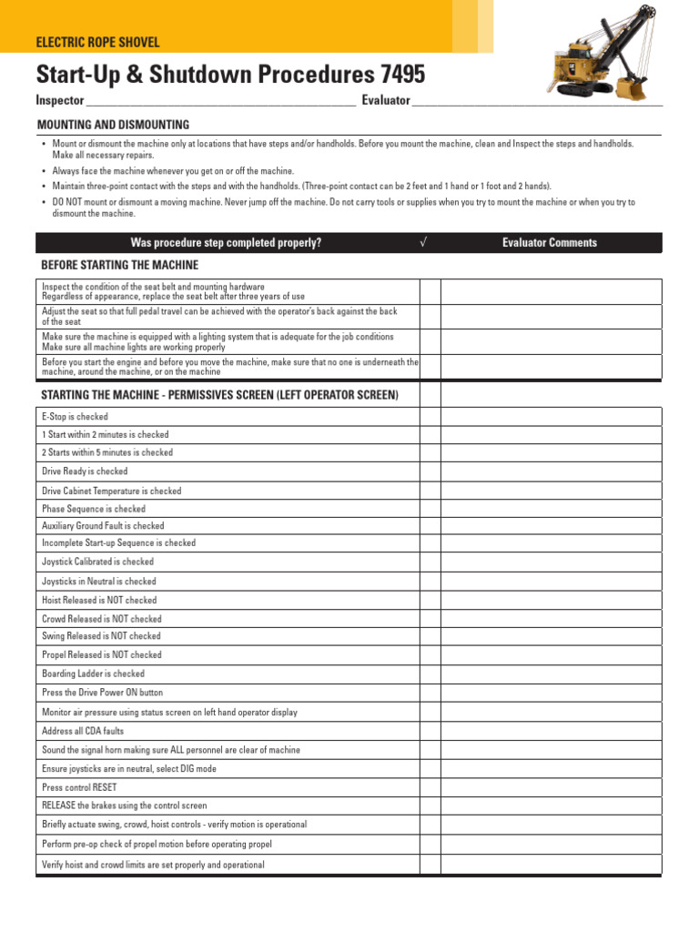 ERS - Start-Up & Shutdown | PDF | Switch | Machines