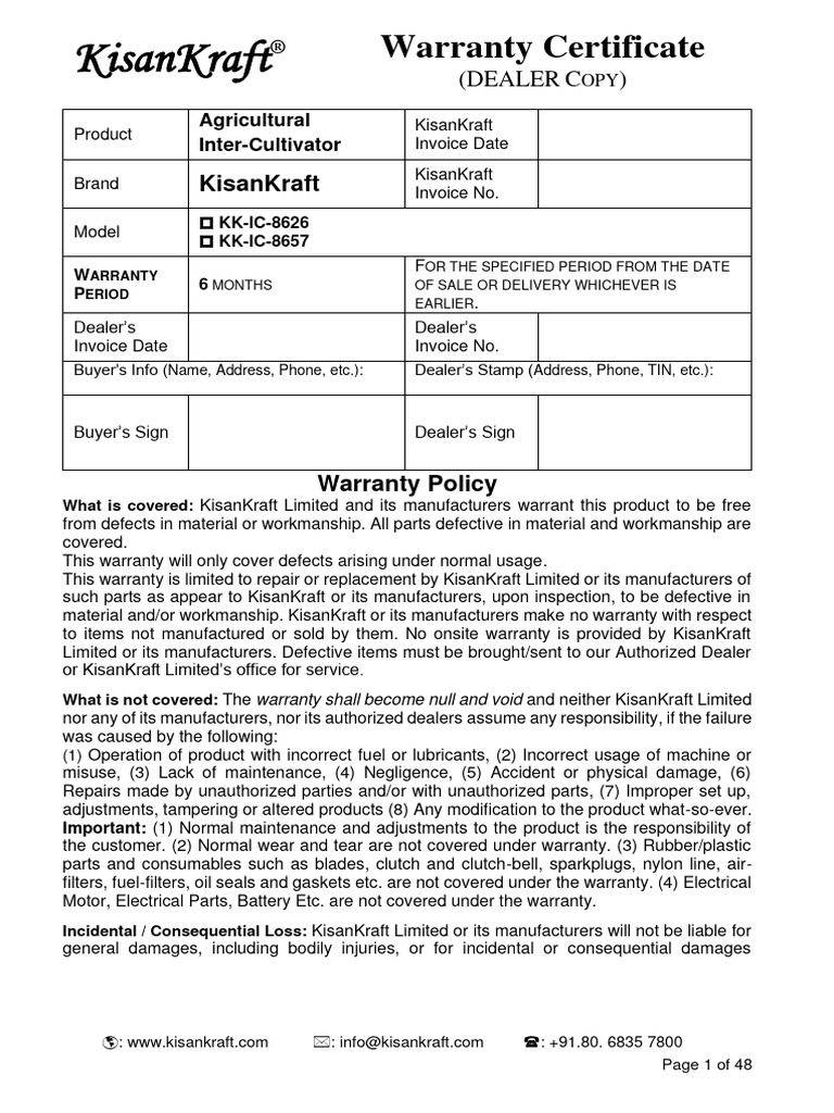 Kk Ic 8626 8657 4 9 19 Booklet Pdf Gasoline Carburetor