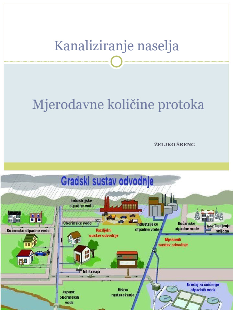 429535543 1 Vjezbe Potrosnja Vode i Protoci Ppt | PDF