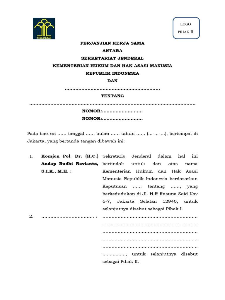 Template PKS New | PDF