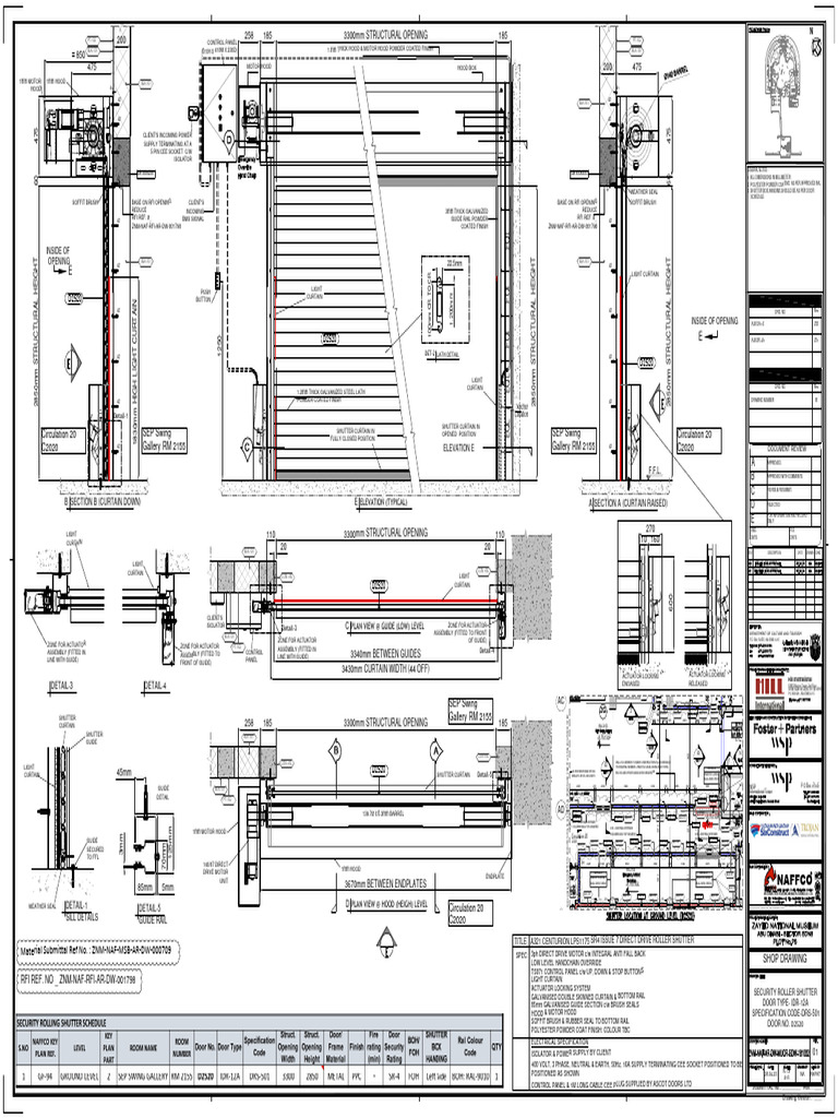 Security Roller Shutter Specifications | PDF