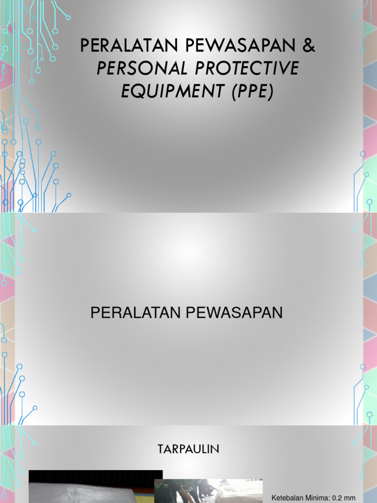 Peralatan Pewasapan & PPE | PDF