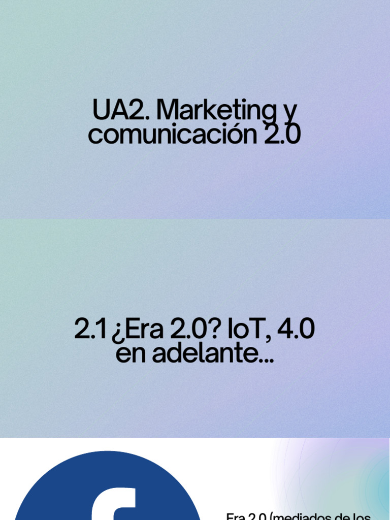 UA2 Marketing y Comunicación 2.0 - Presentación - Compressed | PDF | Computación en la nube ...