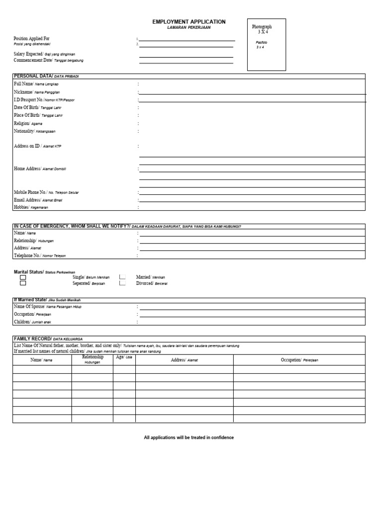 0.JAH Application Form | PDF