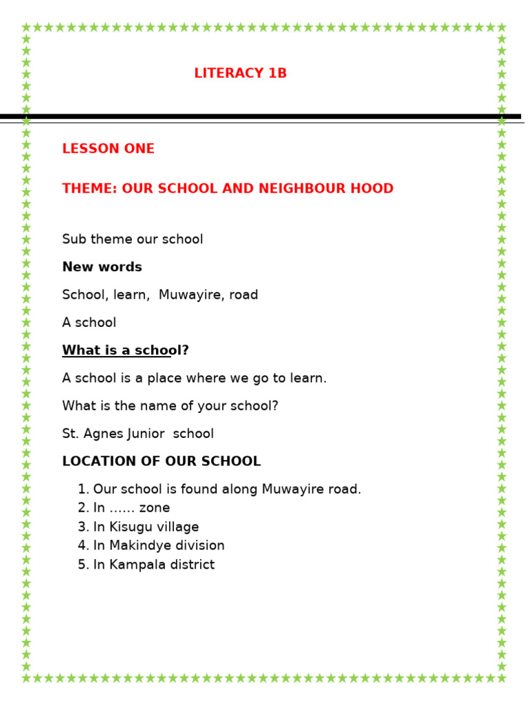 Literacy 1B: New Words | PDF | Symbols
