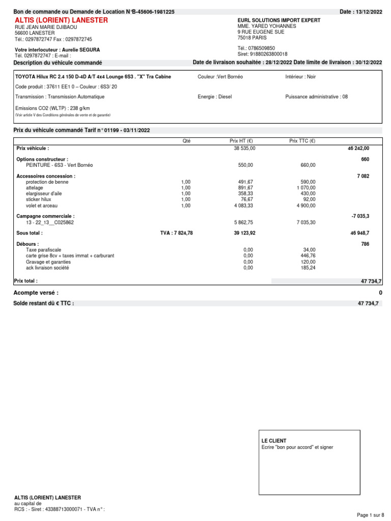 Hilux | PDF | Crédit | Finance et gestion monétaire