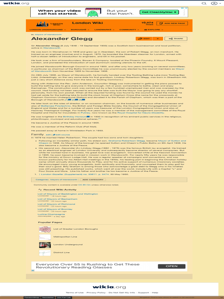 Alexander Glegg - London Wiki - Fandom | PDF