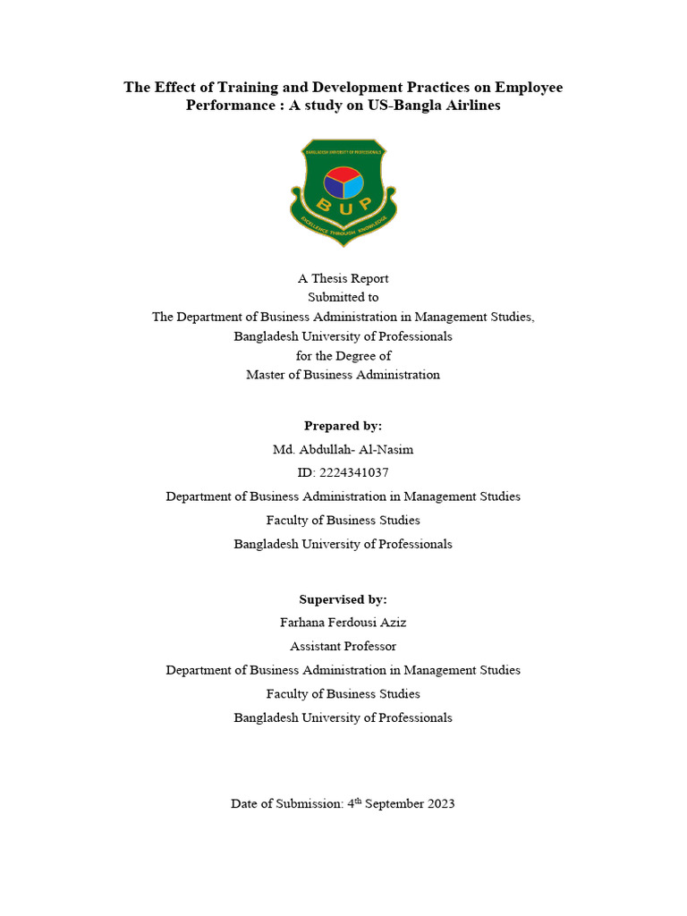 Training & Development | PDF | Learning | Employment