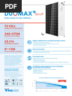 First Solar Series 7 TR1 Module Specs | PDF | Photovoltaics | Solar Panel