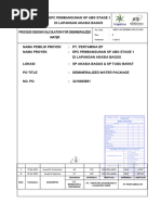 Contoh Perhitungan Desain STP | PDF | Water Treatment | Sewage Treatment