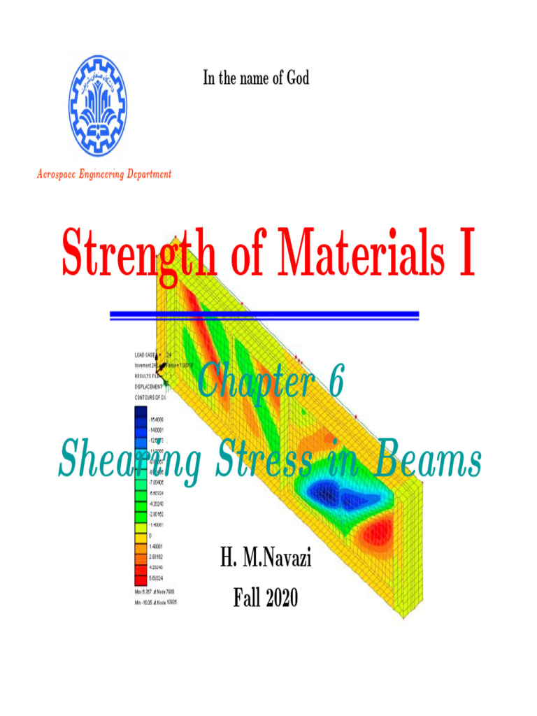 CH 6 - Shear in Beams-Ver1 | PDF | Beam (Structure) | Shear Stress