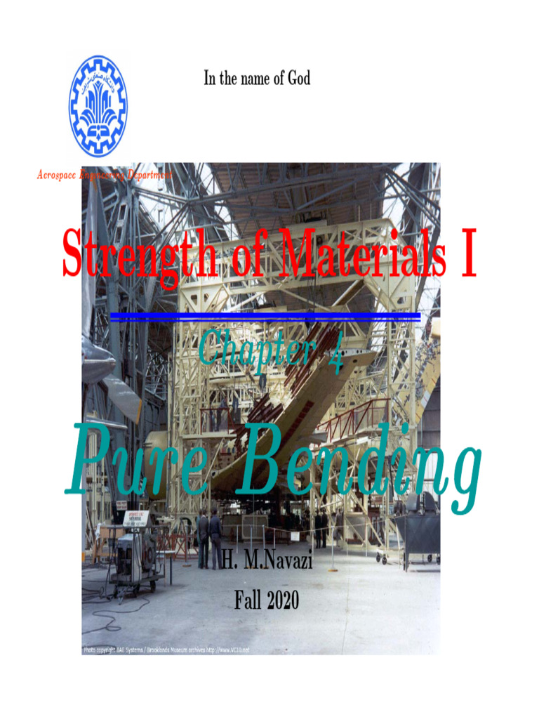 CH 4 - Pure Bending | PDF | Bending | Deformation (Engineering)