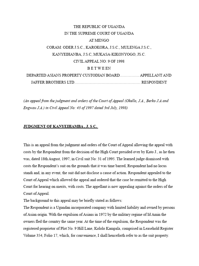 DAPCB V Jaffer Brothers | PDF | Lawsuit | Appeal