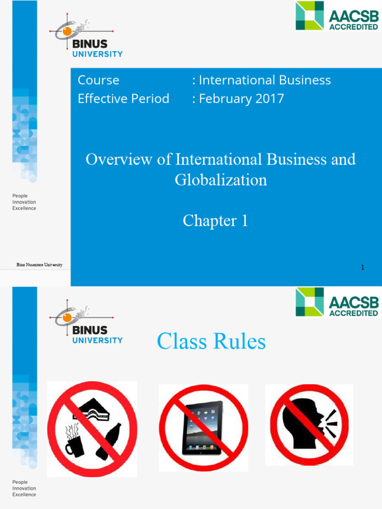 Session 1-2 - IB Chapter 1 Overview of International Business and Globalization | PDF | Exports ...