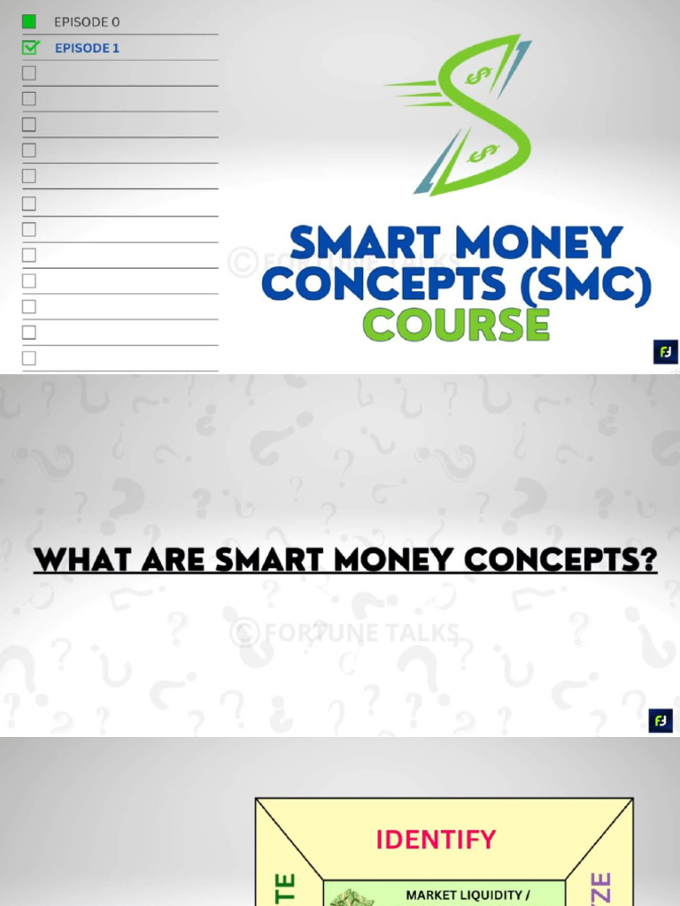 Episode - 1 Market Structure Mapping (SMC) | PDF