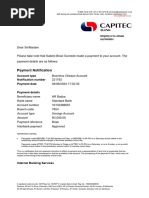 Bank Account Confirmation Letter | PDF