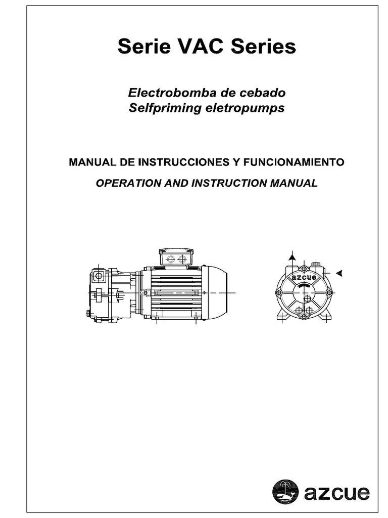 Priming - VAC4 - Instruction manual[1] | Download Free PDF | Pump | Mechanical Engineering