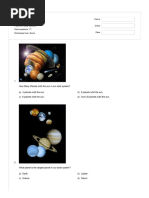 Solar System Study Guide | PDF | Orbit | Solar System