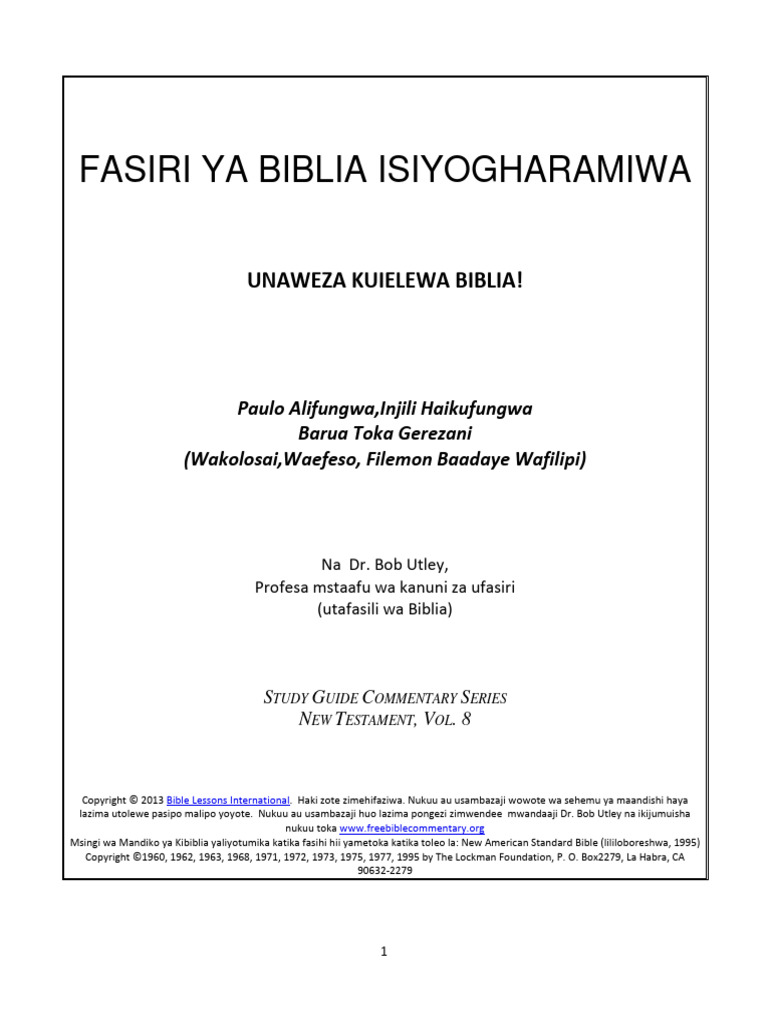 VOL08 Swahili | PDF