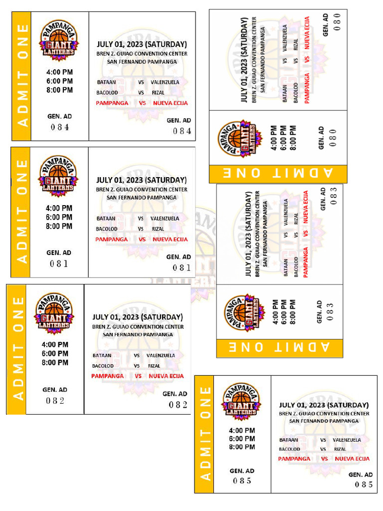 Ticket | PDF