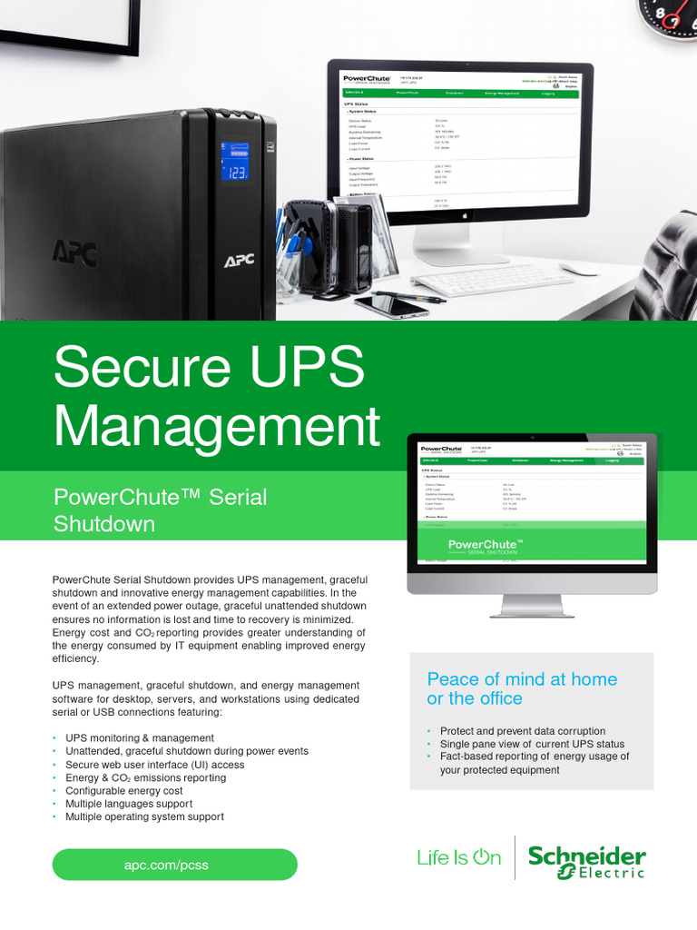 PowerChute Serial Shutdown Brochure | PDF | Operating System | Booting
