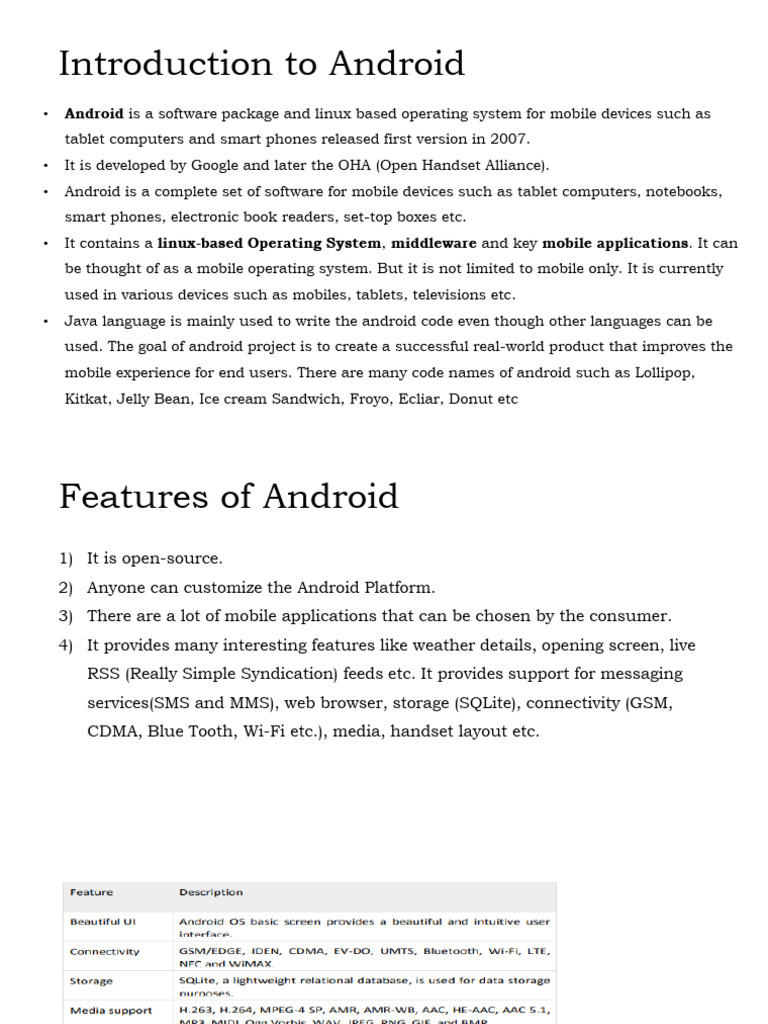 Lesson 3 Android Components | PDF | Android (Operating System) | Java ...