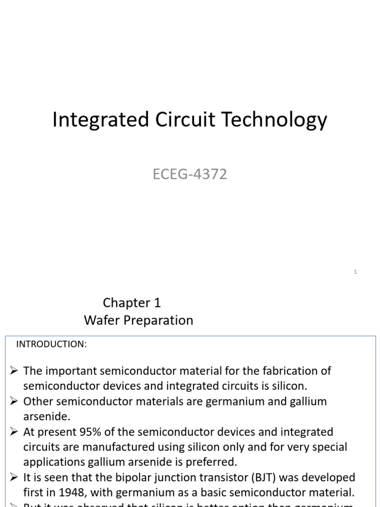 Ic Technology12345 | PDF | Field Effect Transistor | Integrated Circuit