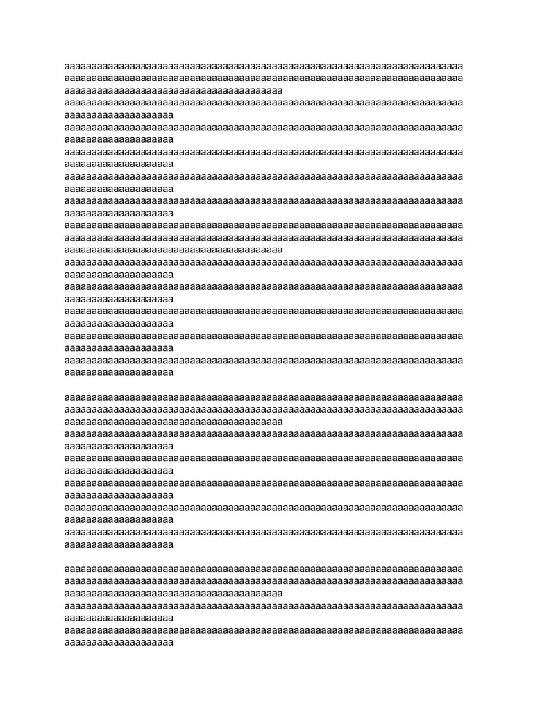 Document of Repeated Text Patterns | PDF