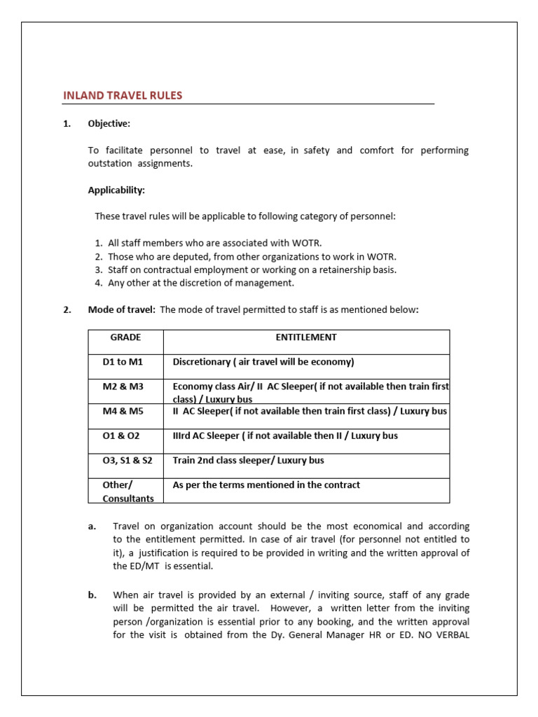 Final - New TA DA Policy Effective 1st April 2021 | PDF | Reimbursement