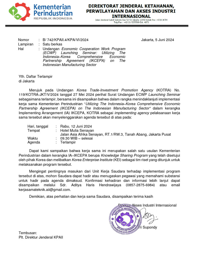 742 SKL 2024 Undangan Launching Seminar | PDF | Seni | Sains & Matematika