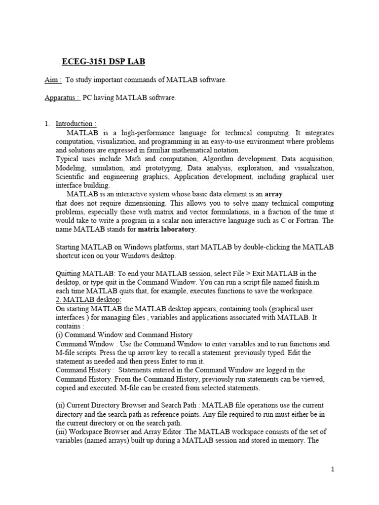 DSP Matlab Practice Final | PDF | Matlab | Matrix (Mathematics)