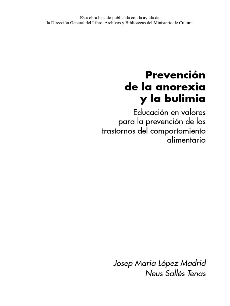 23 Prevencion Anorexia y Bulimia | PDF | Desorden alimenticio ...