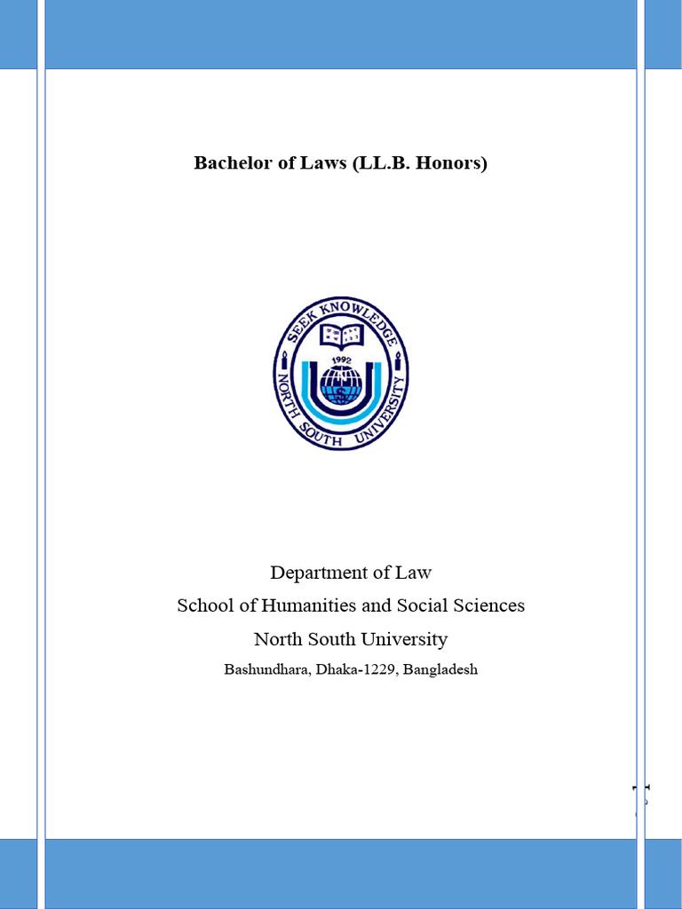 LL.B. Curriculum Nsu | PDF | Constitution | Judiciaries