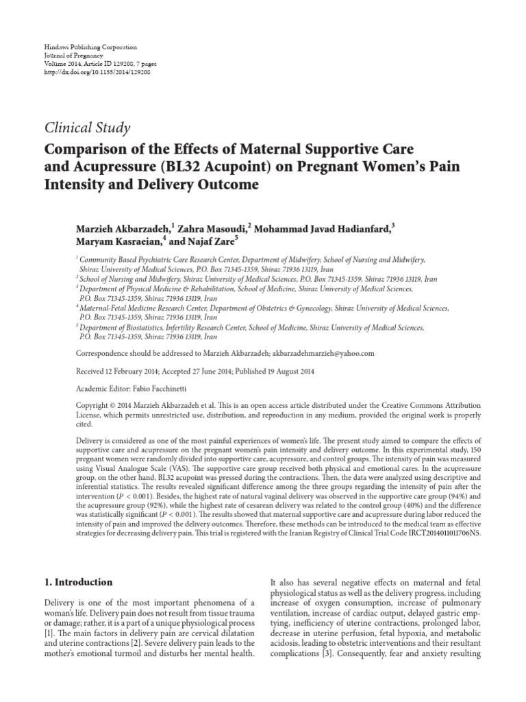 BL 32 Akupresure | PDF | Pregnancy | Childbirth