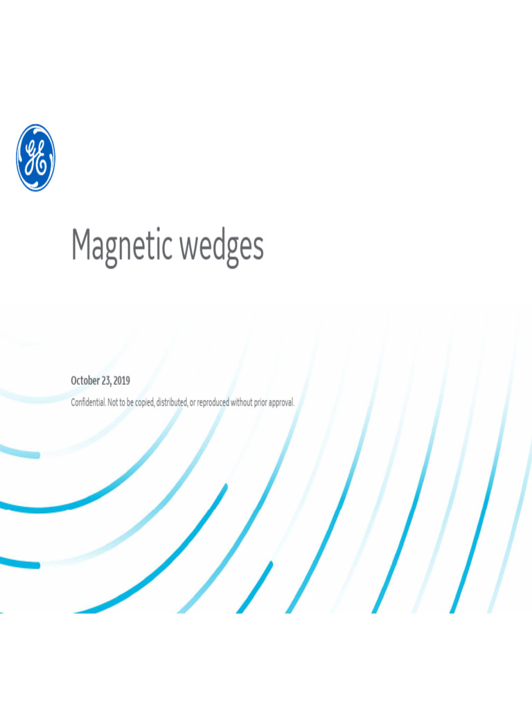 Magnetic Wedges Presentation | PDF | Lamination | Adhesive