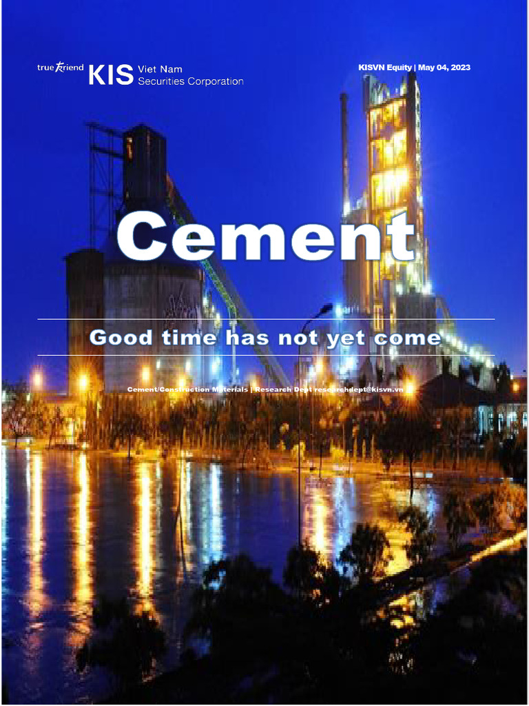 Cement Indepth KIS | PDF | Cement | Exports