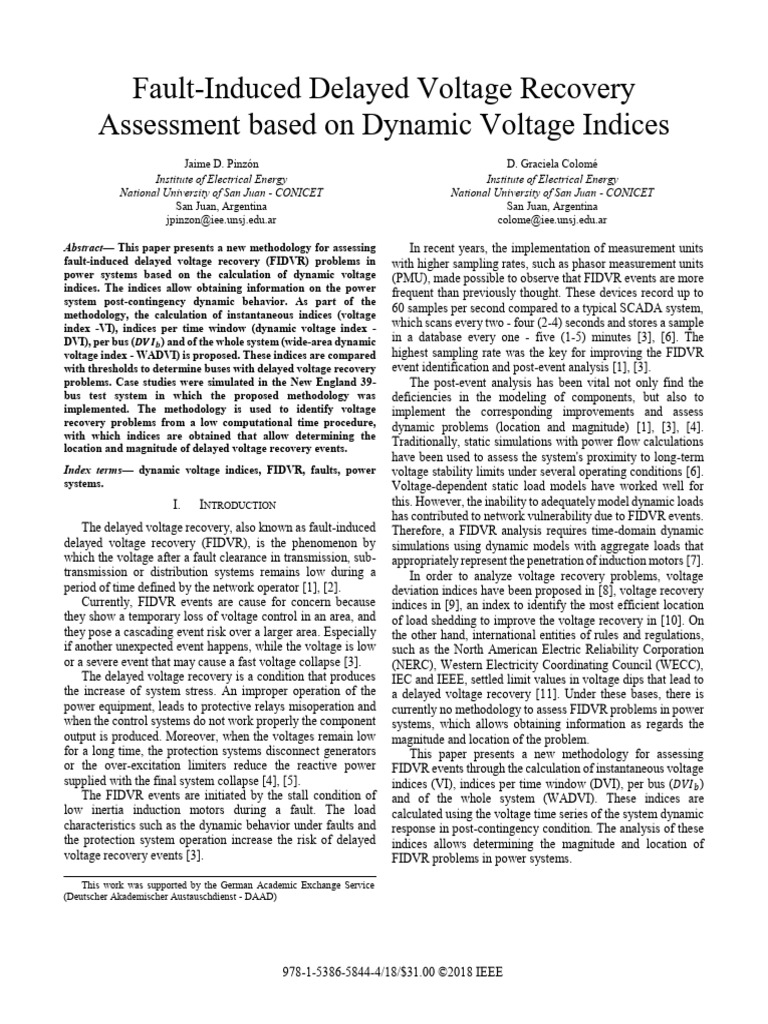 R6_FIDVR | PDF | Electric Power Transmission | Electrical Engineering