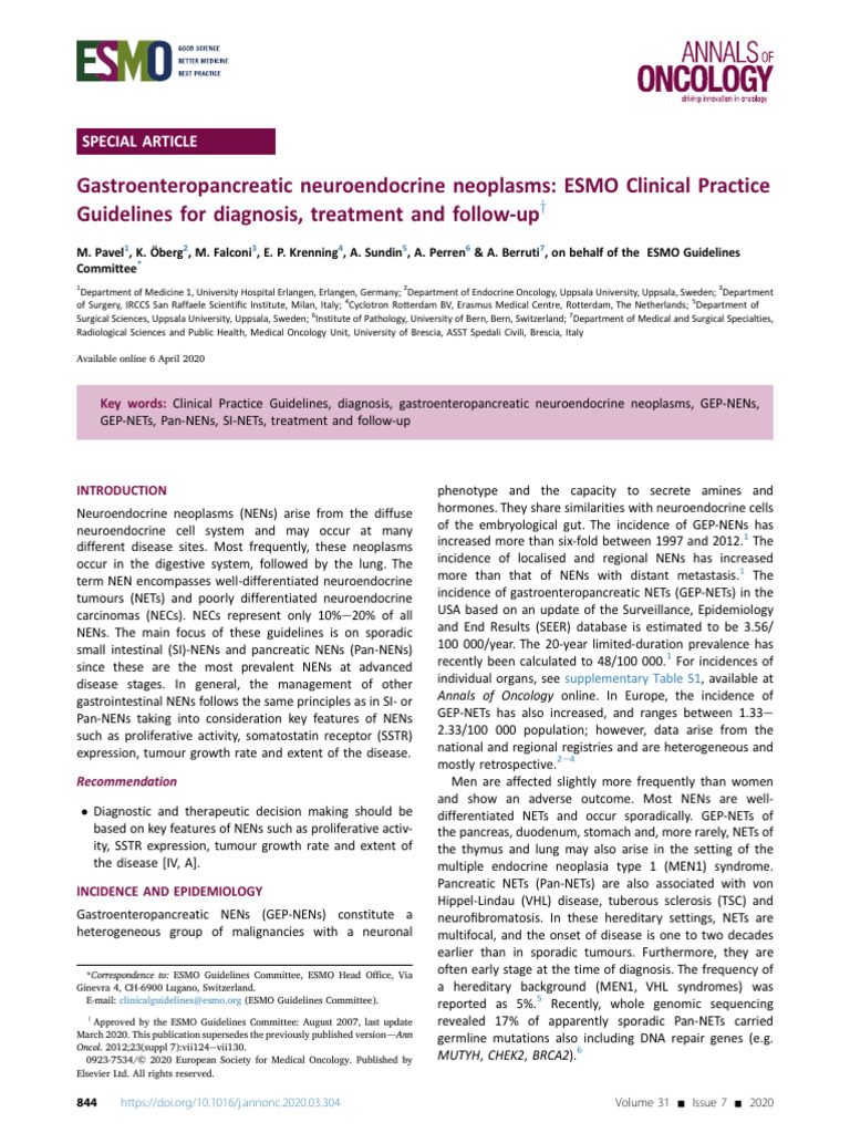 Gastro Entero Pancreatice | PDF | Pancreatic Cancer | Causes Of Death