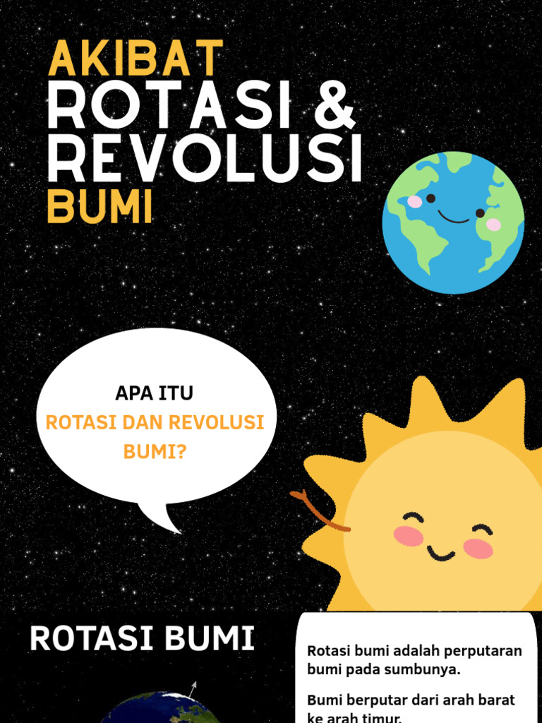 Rotasi dan Revolusi Bumi: Pengertian dan Dampak | PDF