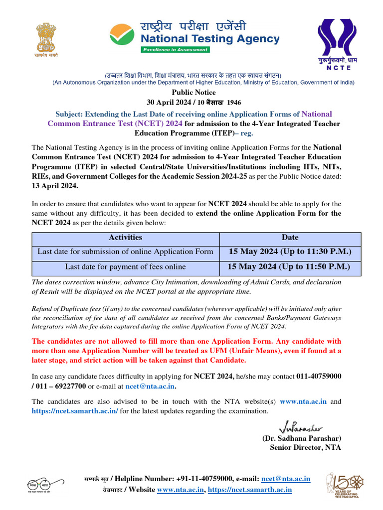 Notice 20240501180340 | PDF | Business | Finance & Money Management