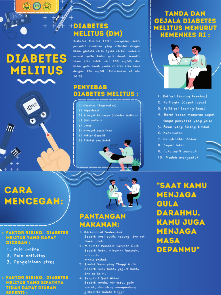 Leaflet Diabetes Melitus | PDF